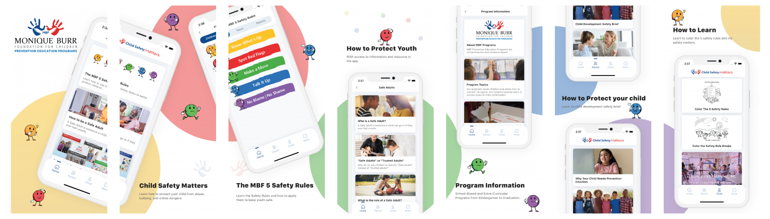 MBF "Child Safety Matters" Mobile App - Monique Burr Foundation