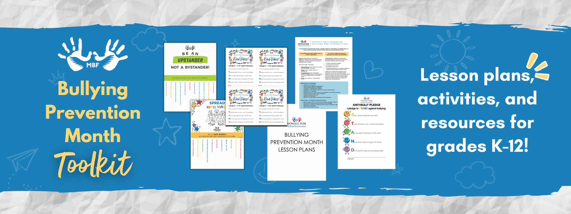 Bullying Prevention Month Toolkit - Monique Burr Foundation